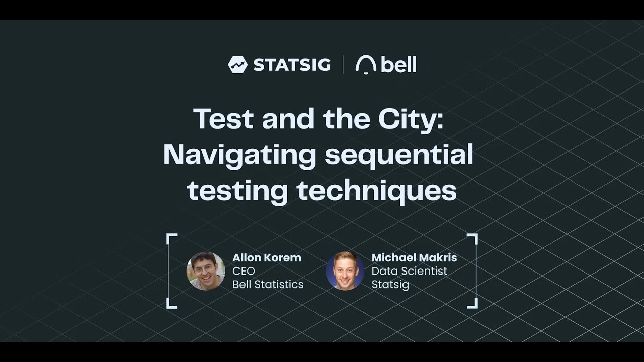 Test and the City: Navigating Sequential Testing - YouTube