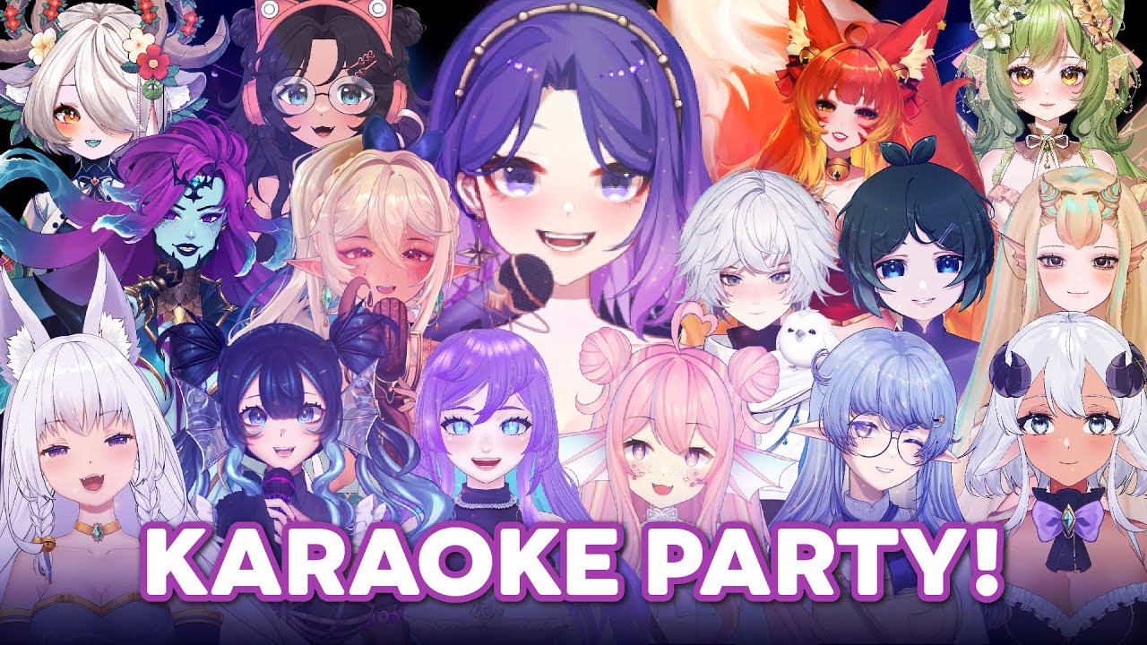 IT'S A KARAOKE PARTY! ft. 15 VTuber Singers | !collab - YouTube
