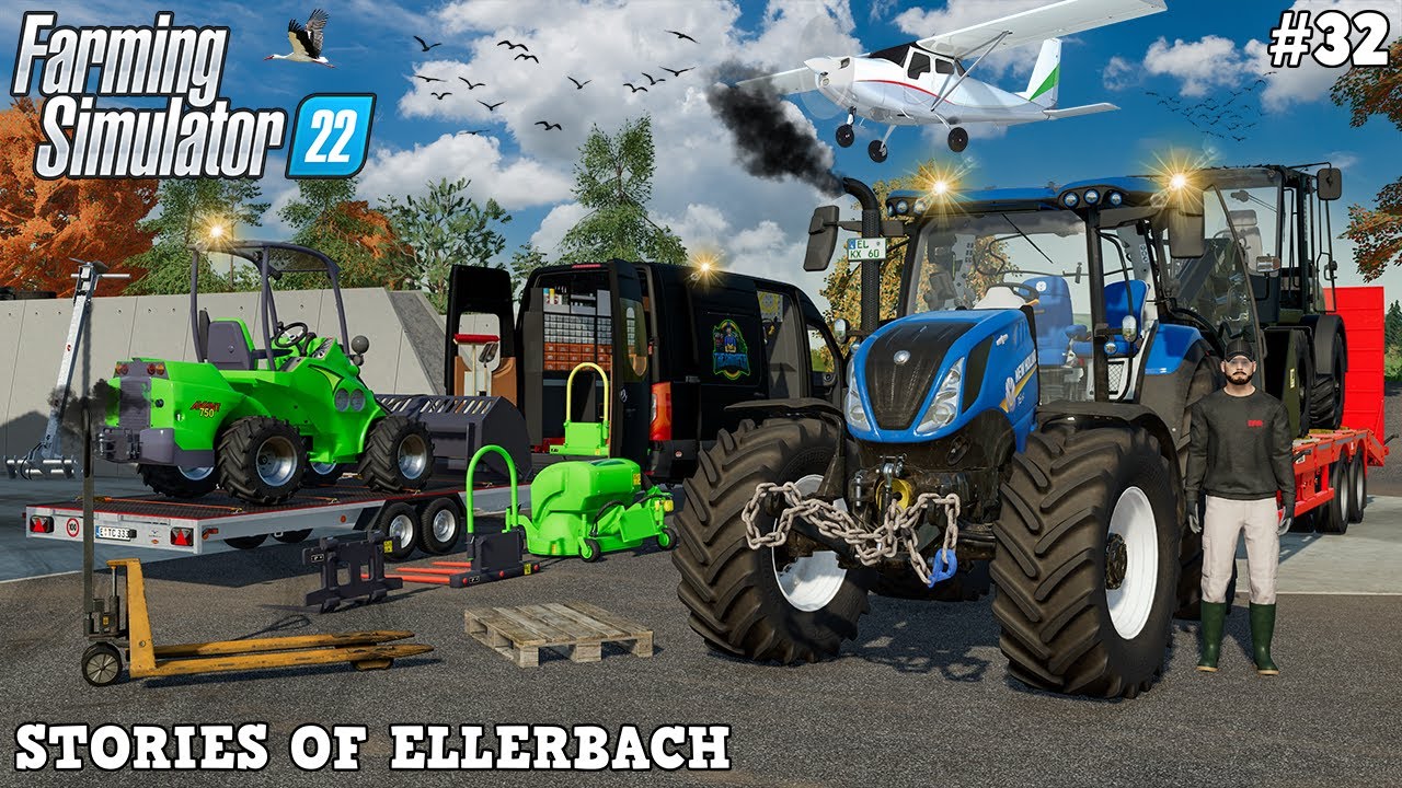 Getting the BEST WHEEL LOADER for the FARMS! 🤩🚜💨 | Ellerbach | FS22 ...