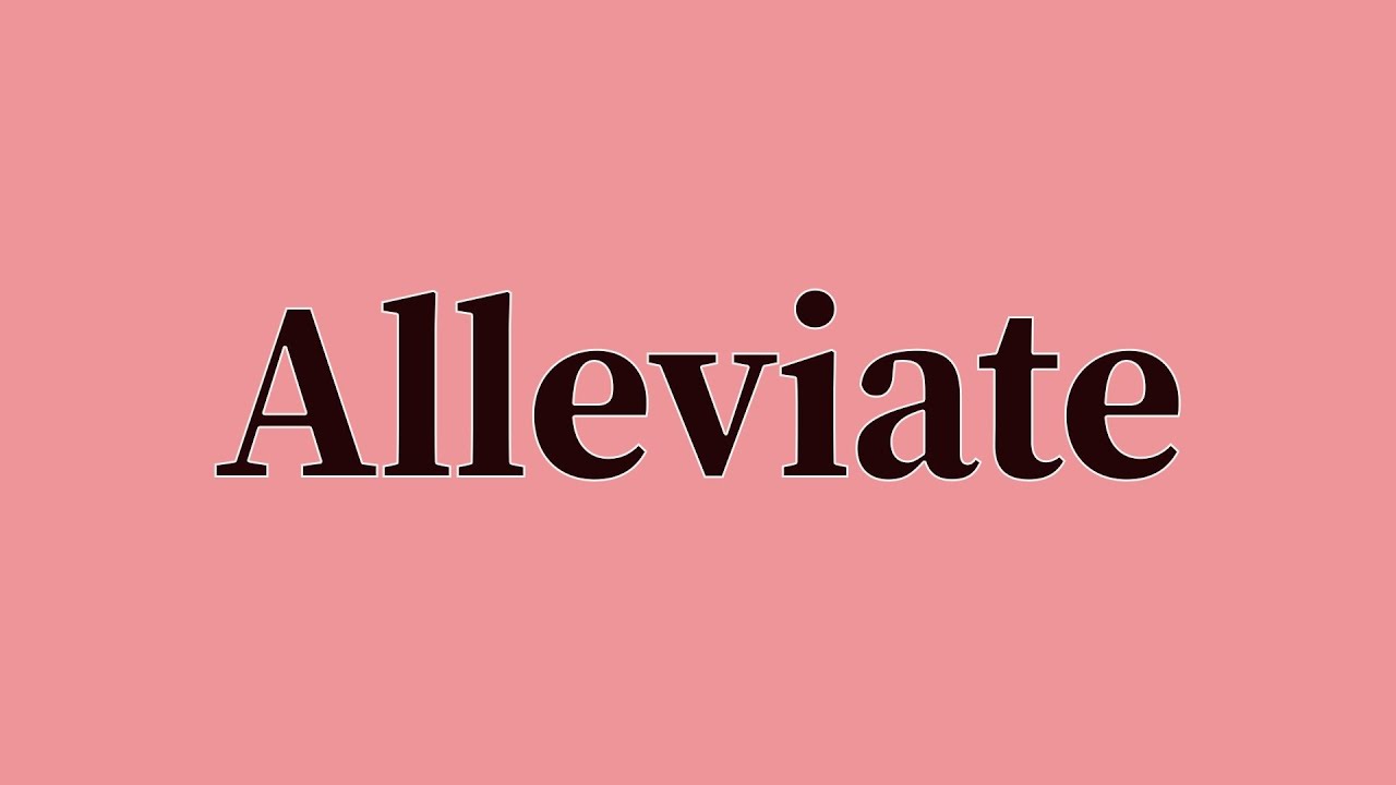 Alleviate Pronunciation YouTube alleviate-pronunciation-youtube