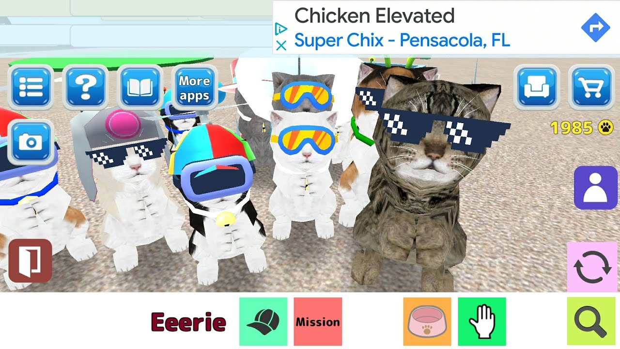 Playing cat sim myan (read description) - YouTube