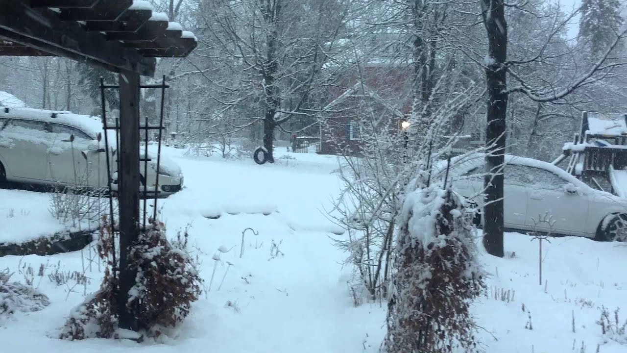 Crazy Snow In Almonte! - YouTube