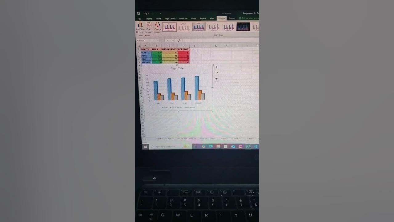 Draw a multiple bar graph in excel#graph#insert - YouTube