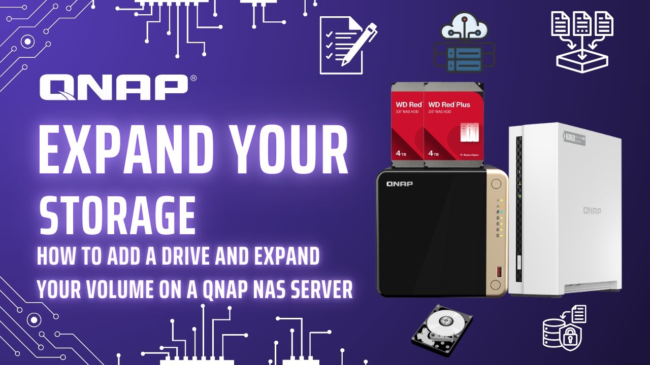 How to Add a Drive and EXPAND your VOLUME on a QNAP NAS Server | 2025 - YouTube
