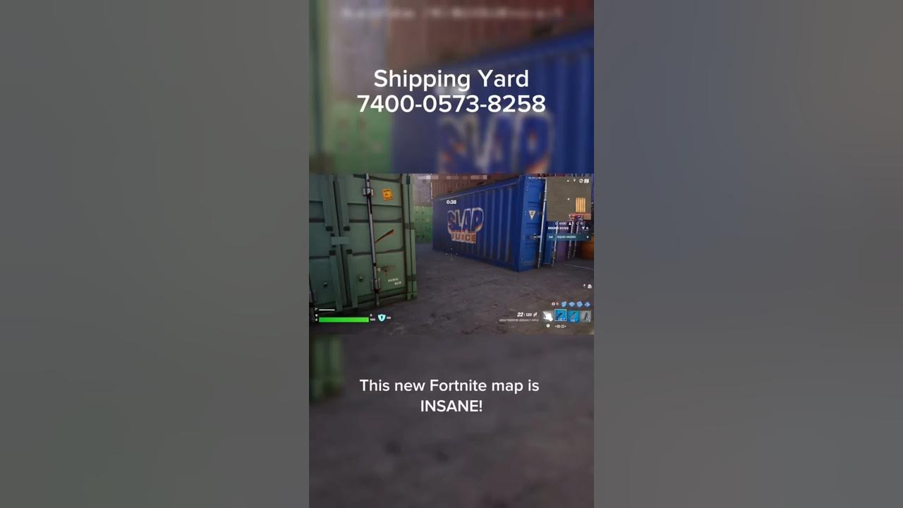 NEW Shipping Yard Fortnite Map #Fortnite #creative #freeforall #fps #unrealengine #UEFN #epic # ...