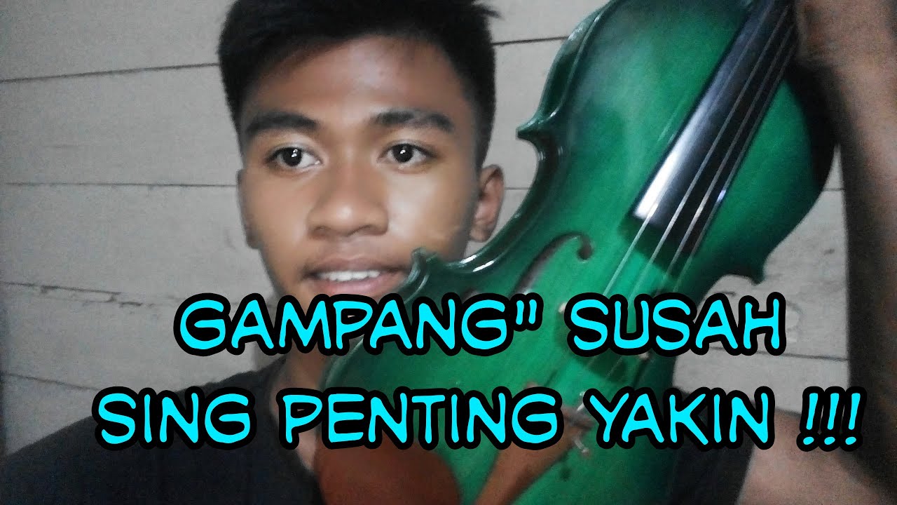 Belajar Main Biola - Tanah Air Ku - YouTube