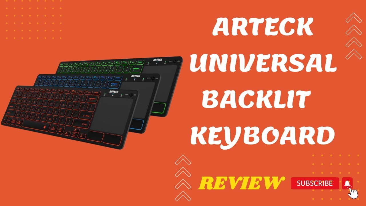 Arteck Universal Backlit TV Keyboard: Illuminate Your Entertainment ...