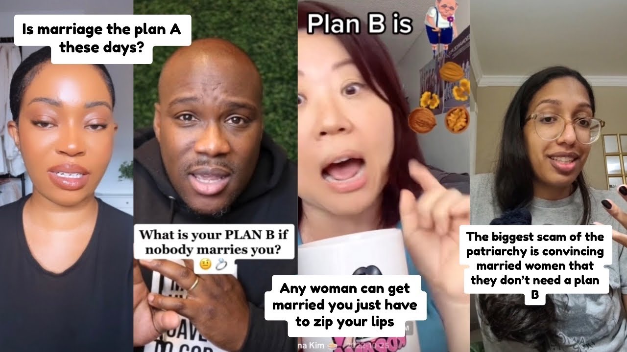Man Asks “What Is Your Plan B If Nobody Marries You?” - YouTube