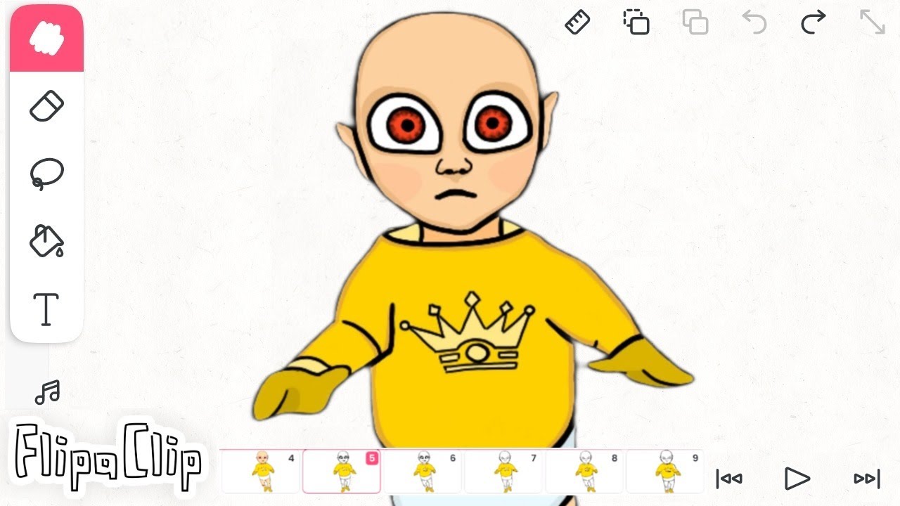 The Baby In Yellow. Drawning BABY. FlipaClip - YouTube