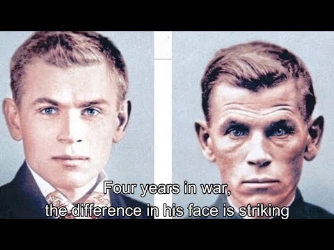 A soldier's face after four years of war, 1941-1945 | Sad story of a ...