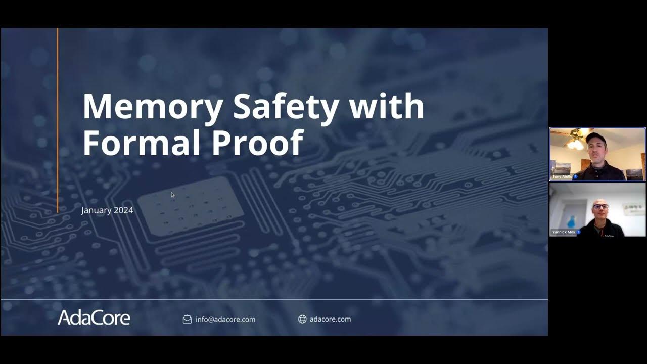 Memory Safety with Formal Proof Webinar - YouTube