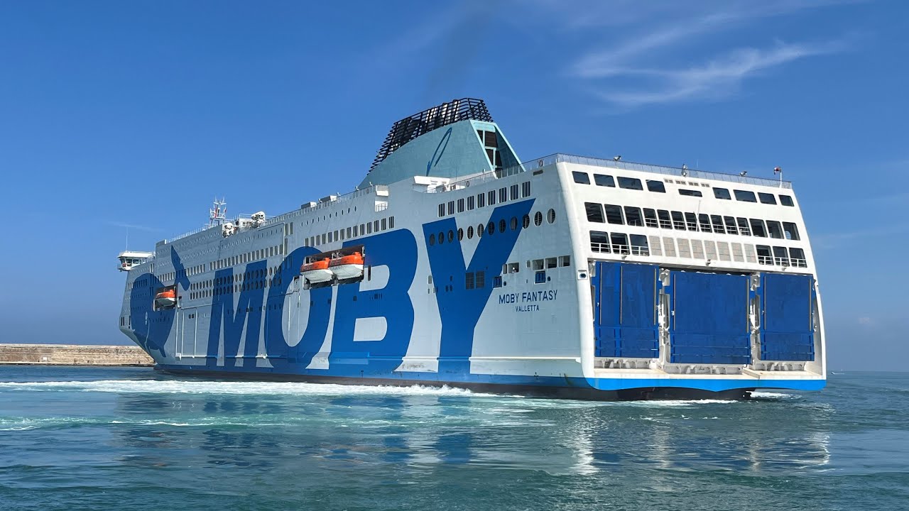 Maiden call in Livorno for the new cruise ferry MOBY FANTASY - 03/06/23 ...