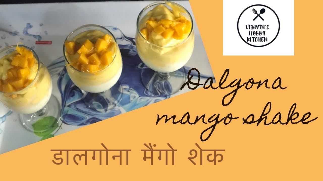 Dalgona mango shake - YouTube