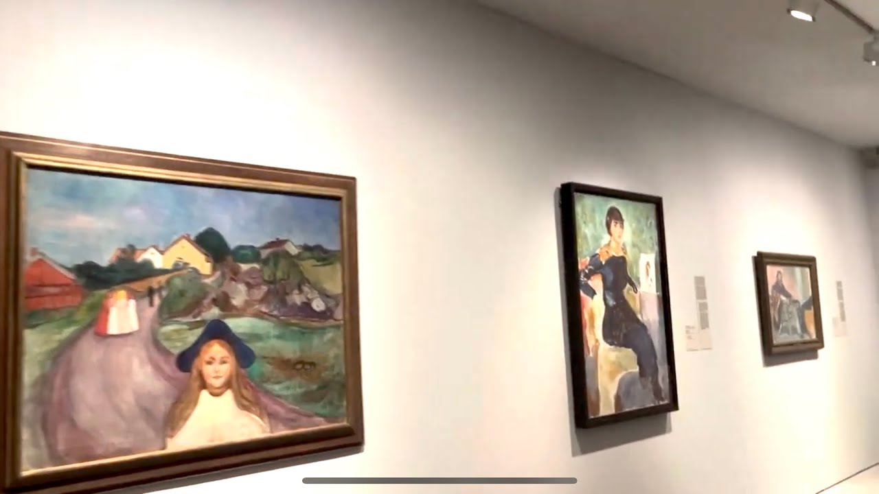 Edward Munch and More!! Museum Walkthrough - YouTube