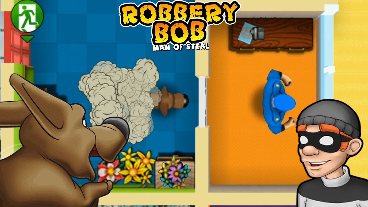 Robbery Bob 1 Using Dog Suit Gameplay Perfect Part 7 - YouTube