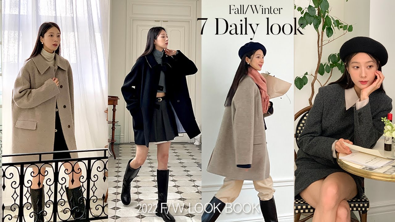 Daily Lookㅣ클래식하고 고급스러운데 유행까지 따라가는 겨울 코디 추천ㅣ코트 목폴라 플리츠스커트 원피스ㅣ가을 겨울 데일리룩