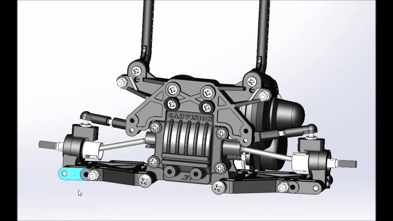 Tamiya takaripustus Solidworks 3D - YouTube