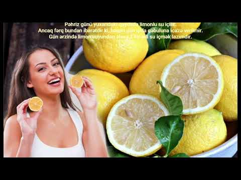 Limon ilə sürətlə arıqlamaq – ekstrim pəhriz