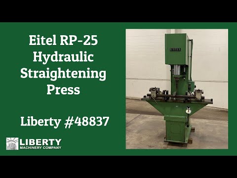 Eitel RP-25 Hydraulic Straightening Press w/WR-2/30 Attachment - Liberty #48837