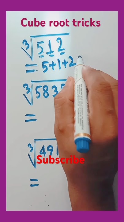 cube root tricks | How to find cube root | Cube Tricks | Maths Trick# ...