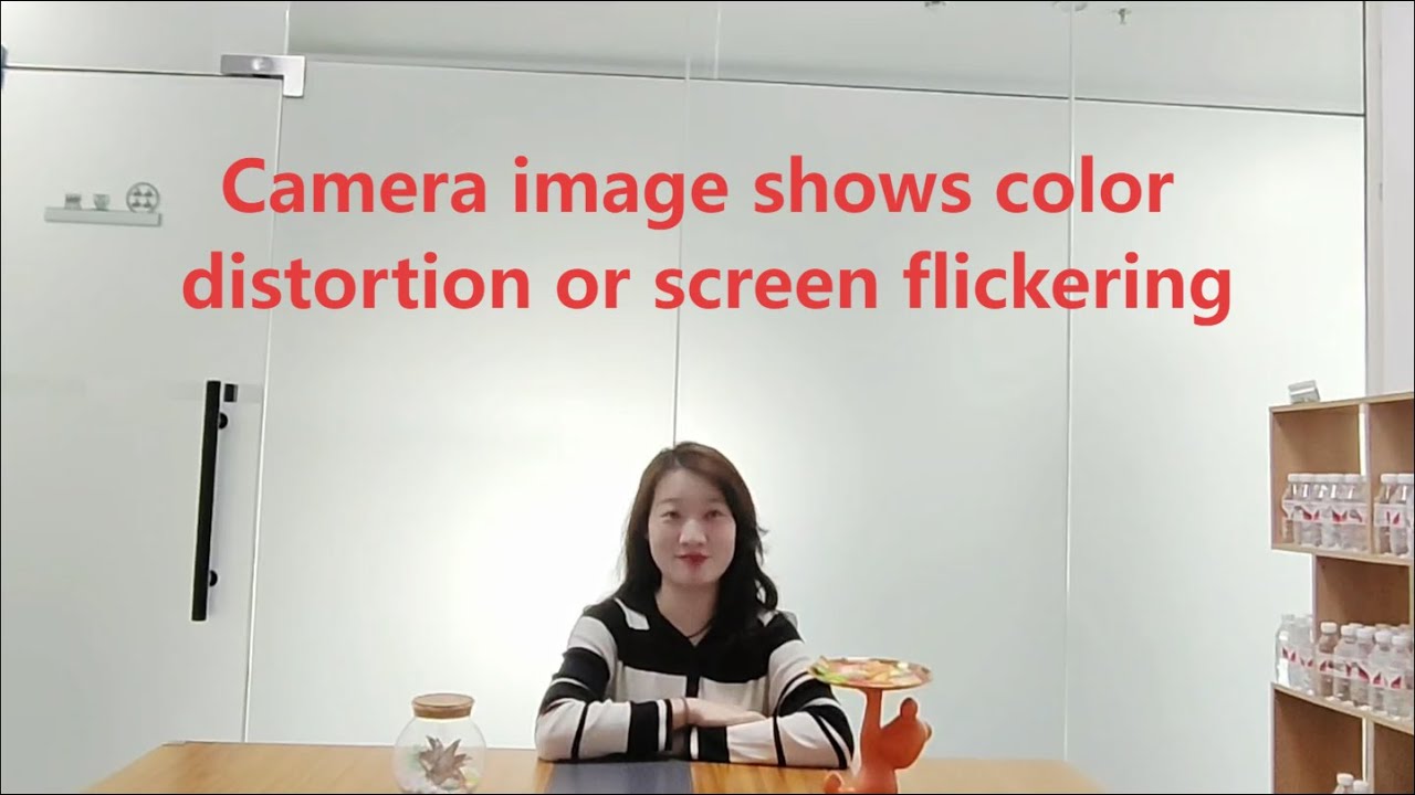 Camera image shows color distortion or screen flickering - YouTube
