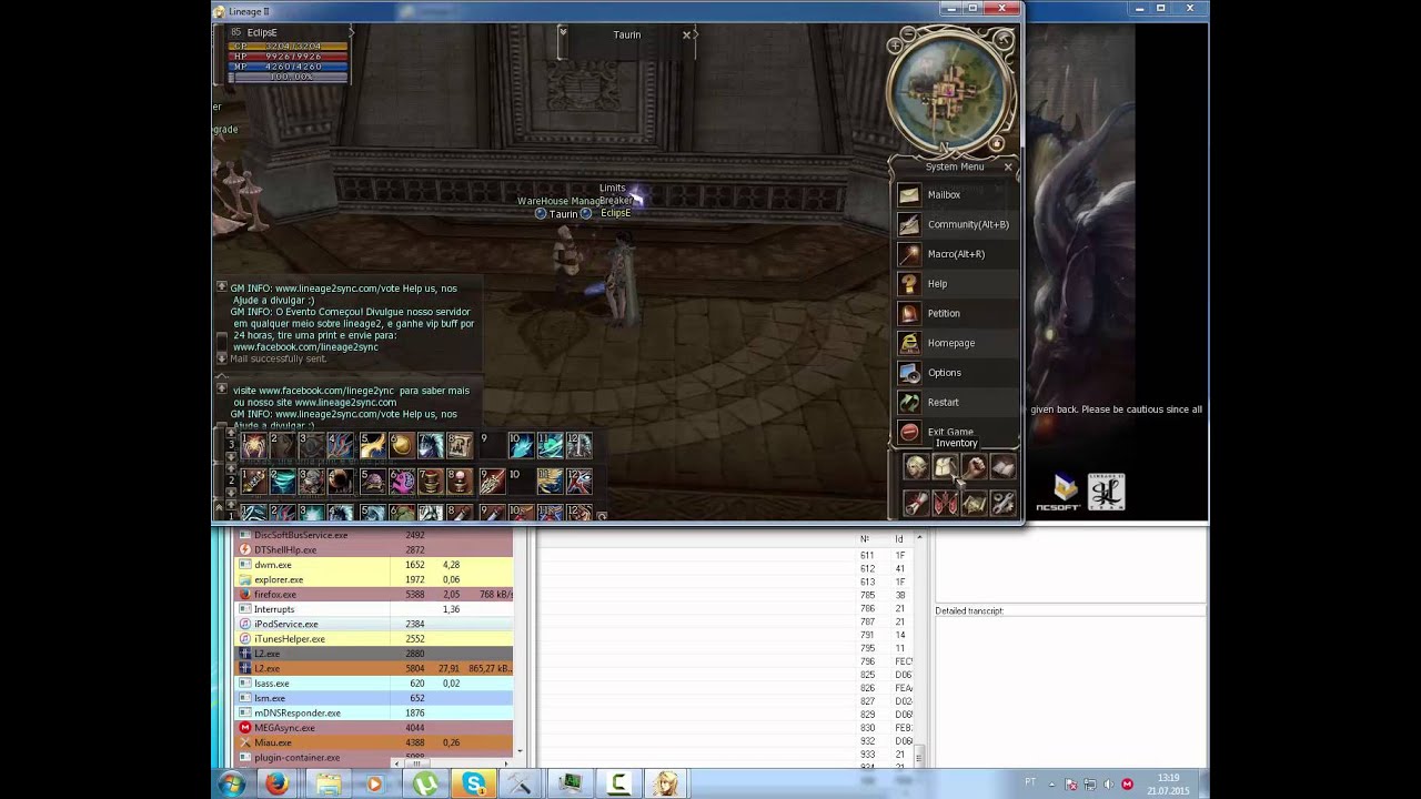 Hackear l2 como PRO (Aula Pratica 1 - Duplicar itens no l2 usando o phx ...