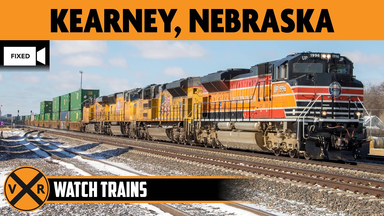 Kearney, Nebraska, USA | Virtual Railfan LIVE ! - YouTube