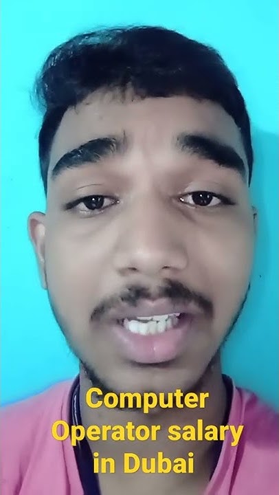 Computer Operators salary in Dubai,#shorts - YouTube