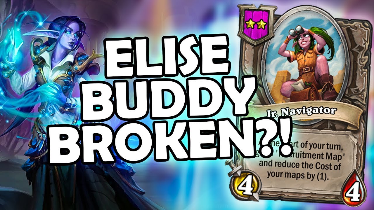 Elise's Buddy is BUSTED!! | Hearthstone Battlegrounds - YouTube