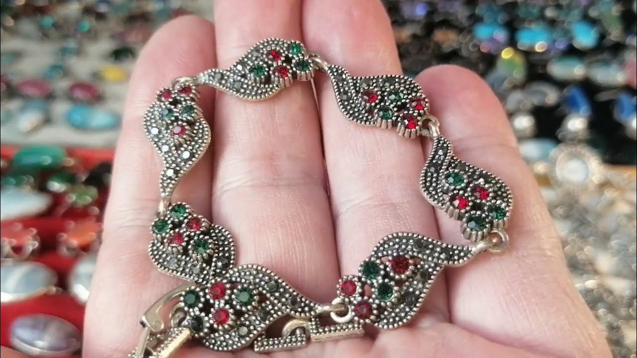 капельное серебро с марказитами. - YouTube