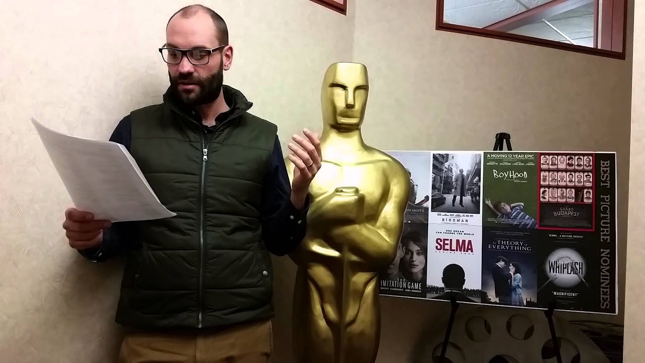 2015 Oscar Predictions - Eric Kuiper - YouTube