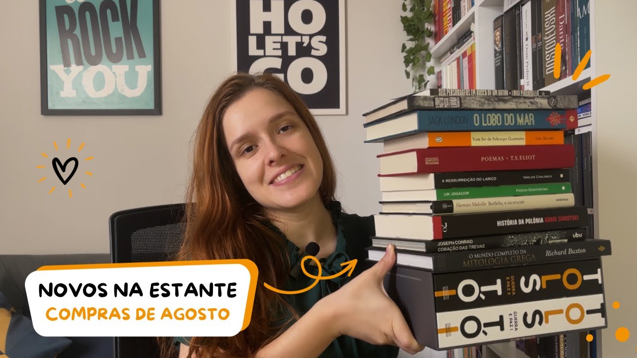 Livros novos na estante - compras em promoções - Agosto/2023 - YouTube