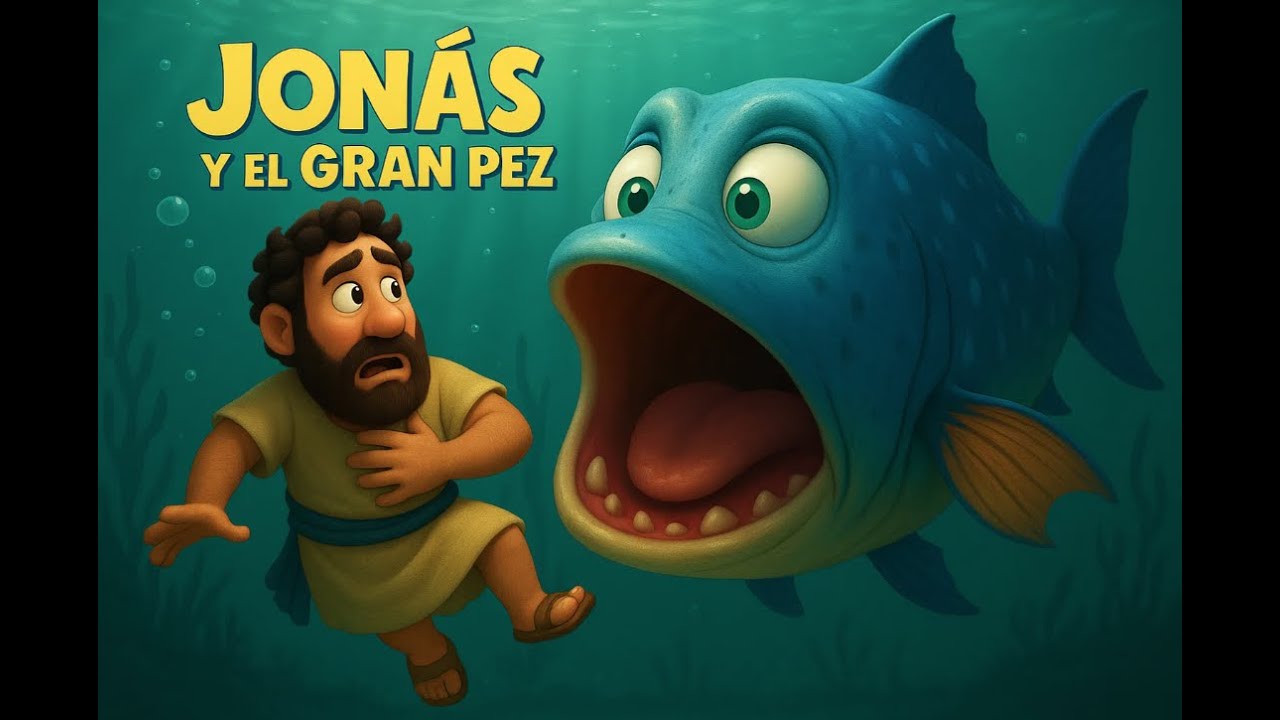Jonás y el Gran Pez | Historia Bíblica Animada para Niños | Obediencia ...