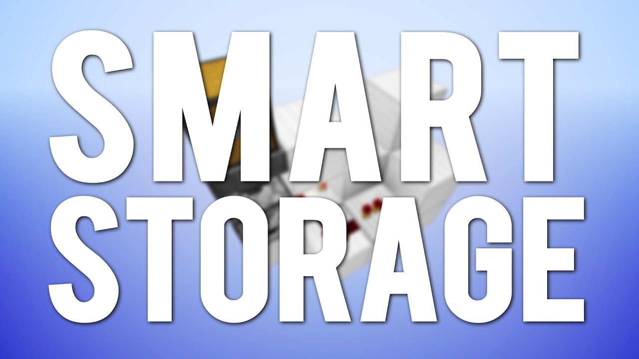 Minecraft: Smart Storage System [Day 14] - YouTube