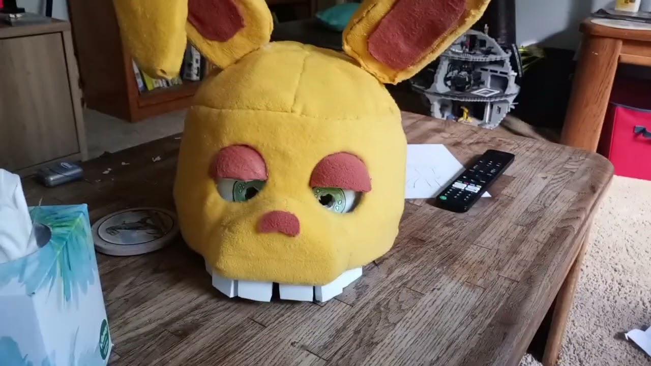 Jawless Spring Bonnie helmet finished! - YouTube
