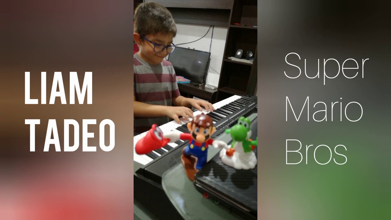 Liam Tadeo (6 años) - Cover Super Mario Bros - YouTube