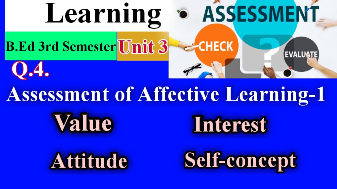 Assessment of Affective Learning-1-Value/Attitude/Interest/ Self ...