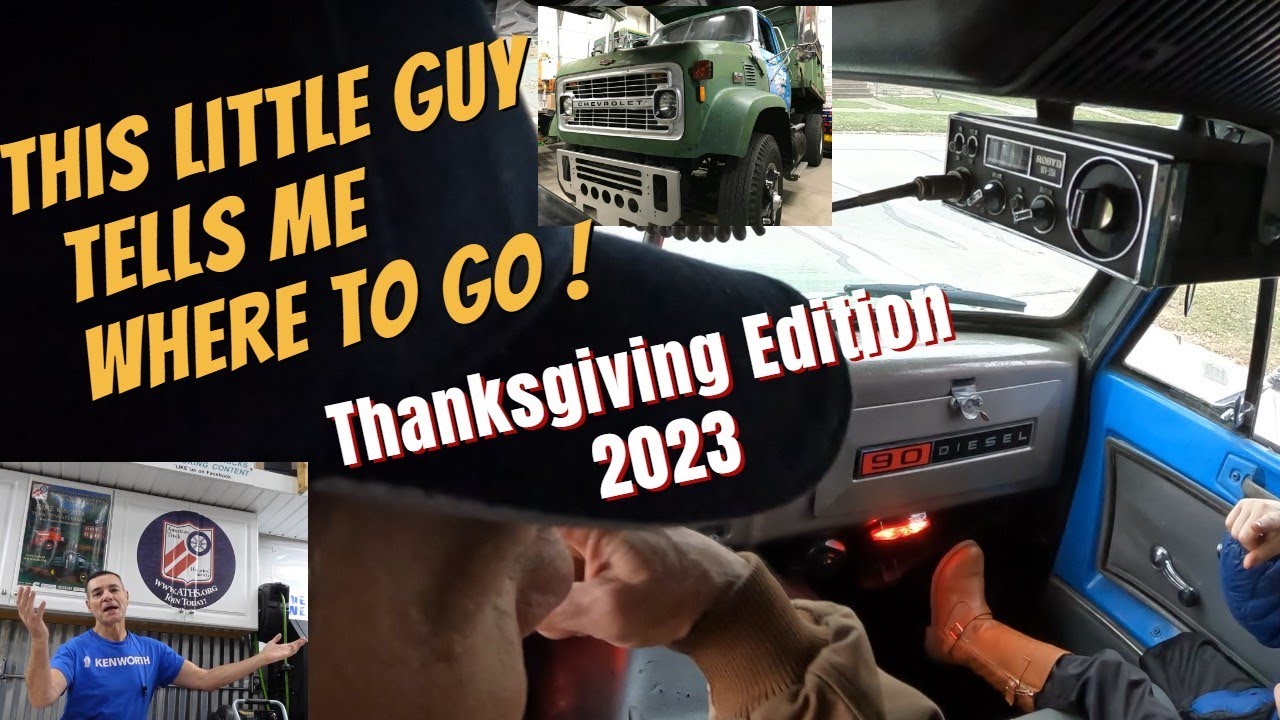 C90 Chevy Detroit Diesel cab ride & Overdrive Thanksgiving 2023 - YouTube
