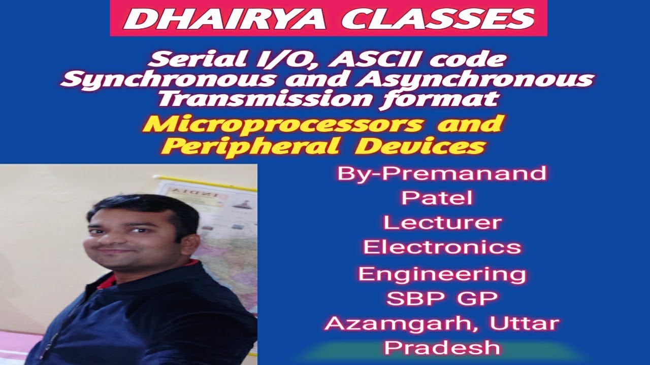 Lecture_21 Basics of Serial I/O | Synchronous and Asynchronous ...