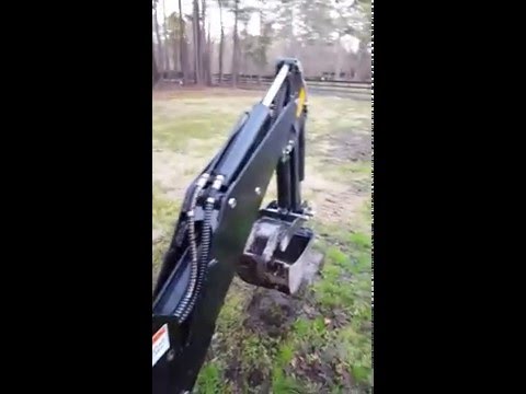 Larry Mullis Titan Backhoe attachment - YouTube