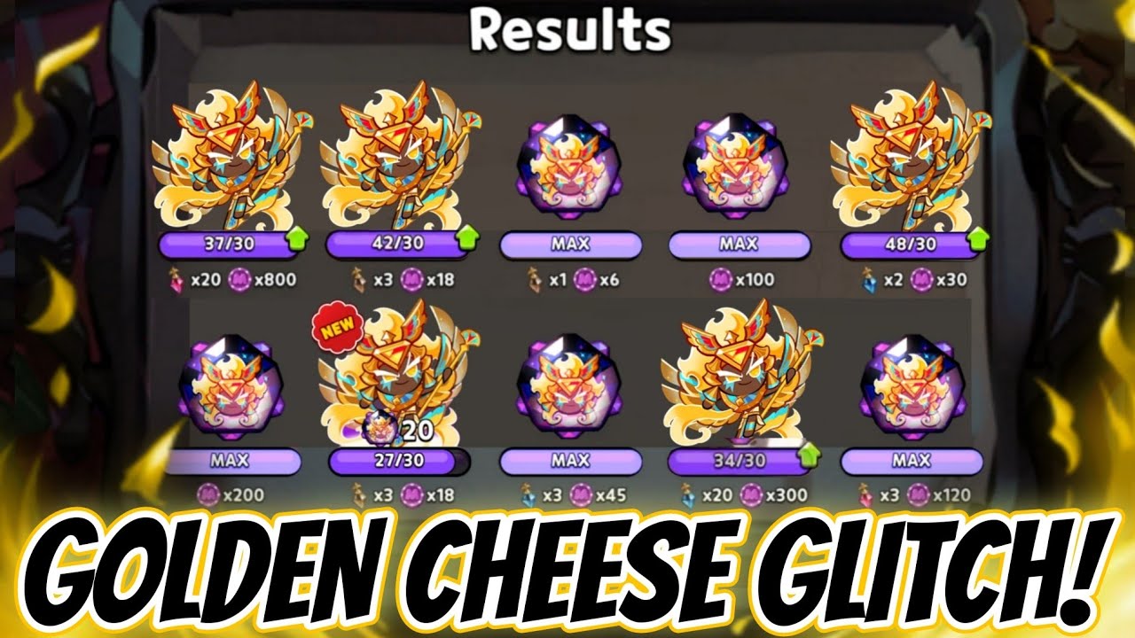 Golden Cheese Cookie GLITCH 😱 - YouTube