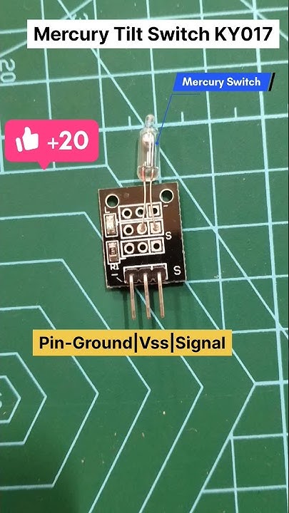 Mercury Tilt Switch | KY017 - YouTube