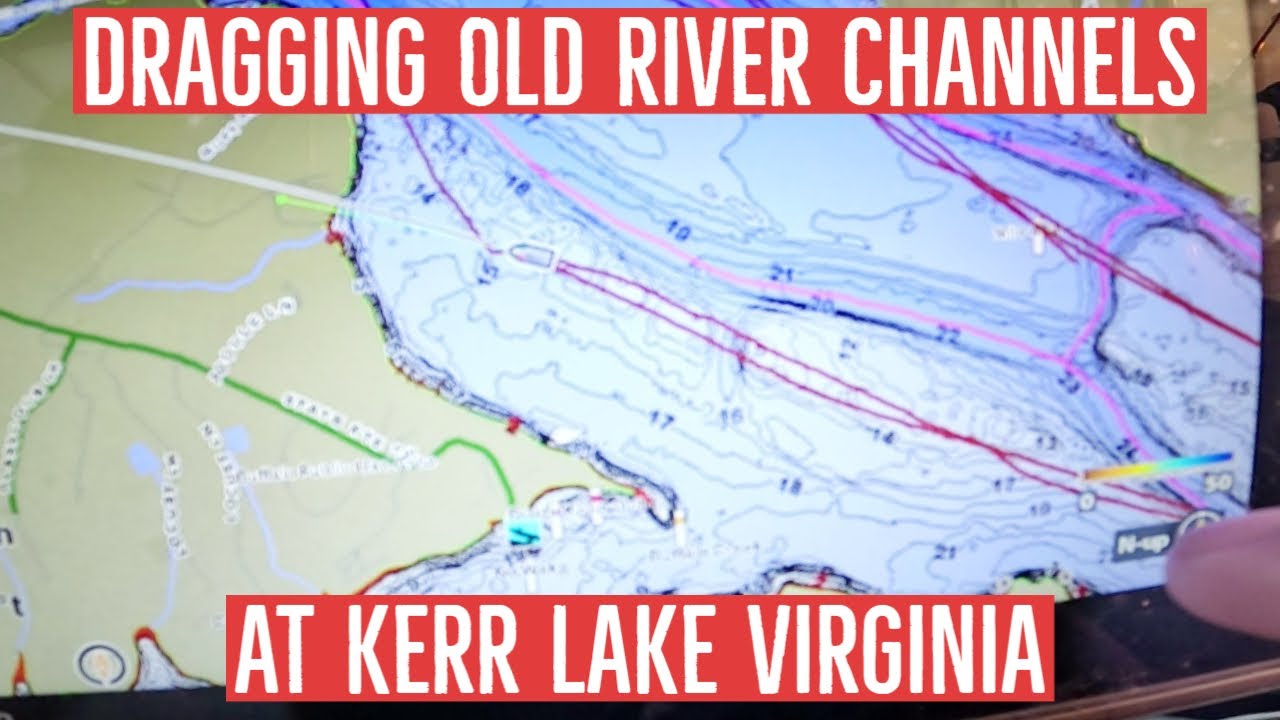 Dragging Around Old River Channels at Kerr Lake - YouTube