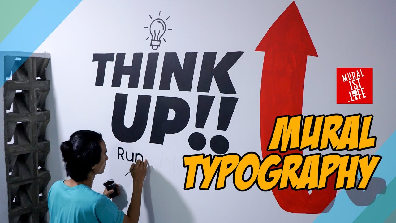 TIPS MURAL TIPOGRAFI LEBIH PRESISI - YouTube