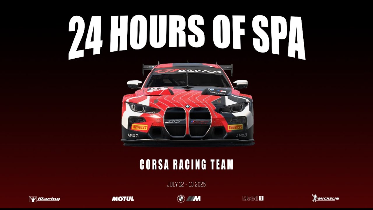 Iracing SPA 24h 2025 | CRT racing onboard | part1 - YouTube