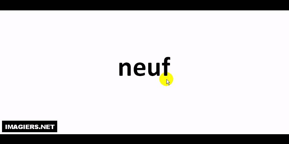 French pronunciation = neuf - YouTube