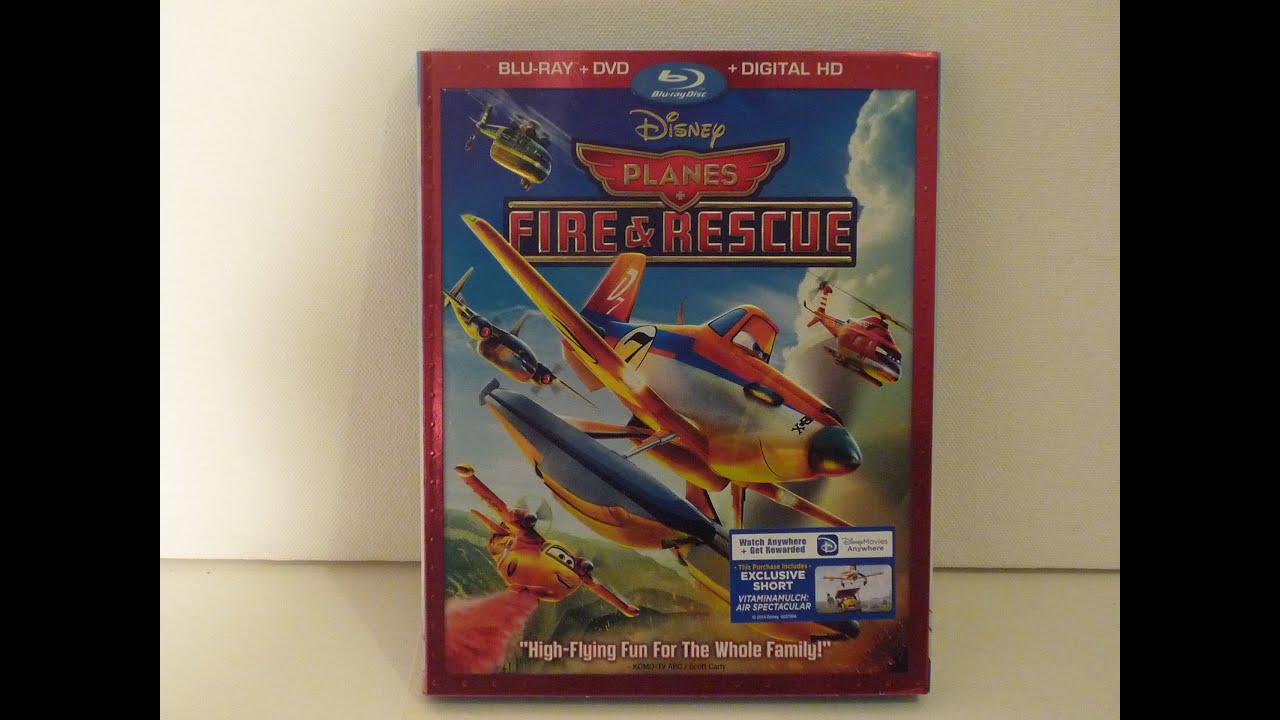 Disney's Planes Fire & Rescue Blu-Ray + DVD unboxing and review - YouTube