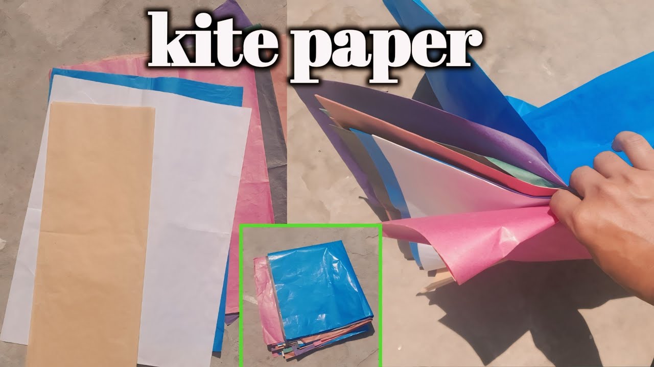 Detail Video on Best Kite Paper 2024 | Kite Making Saman - YouTube