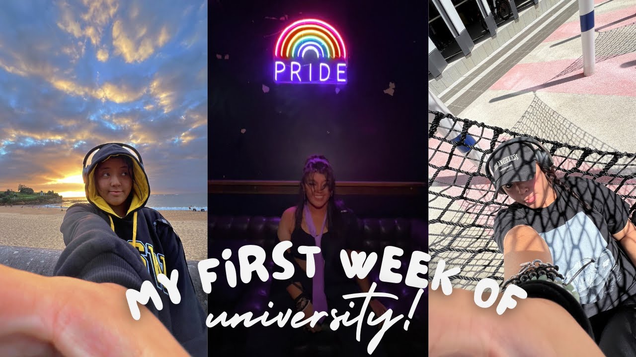 my first week of university in 2 minutes - YouTube