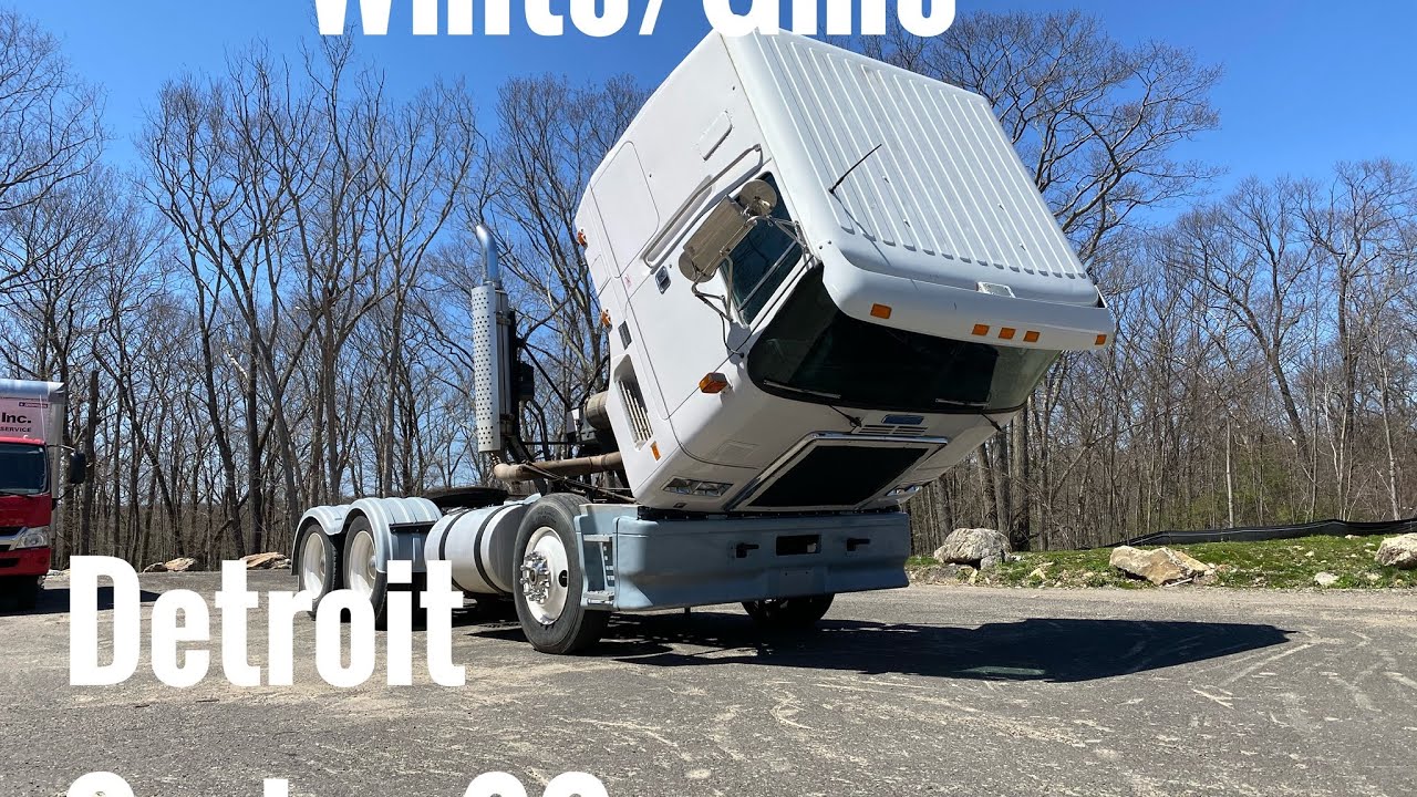 Cab over white gmc - YouTube